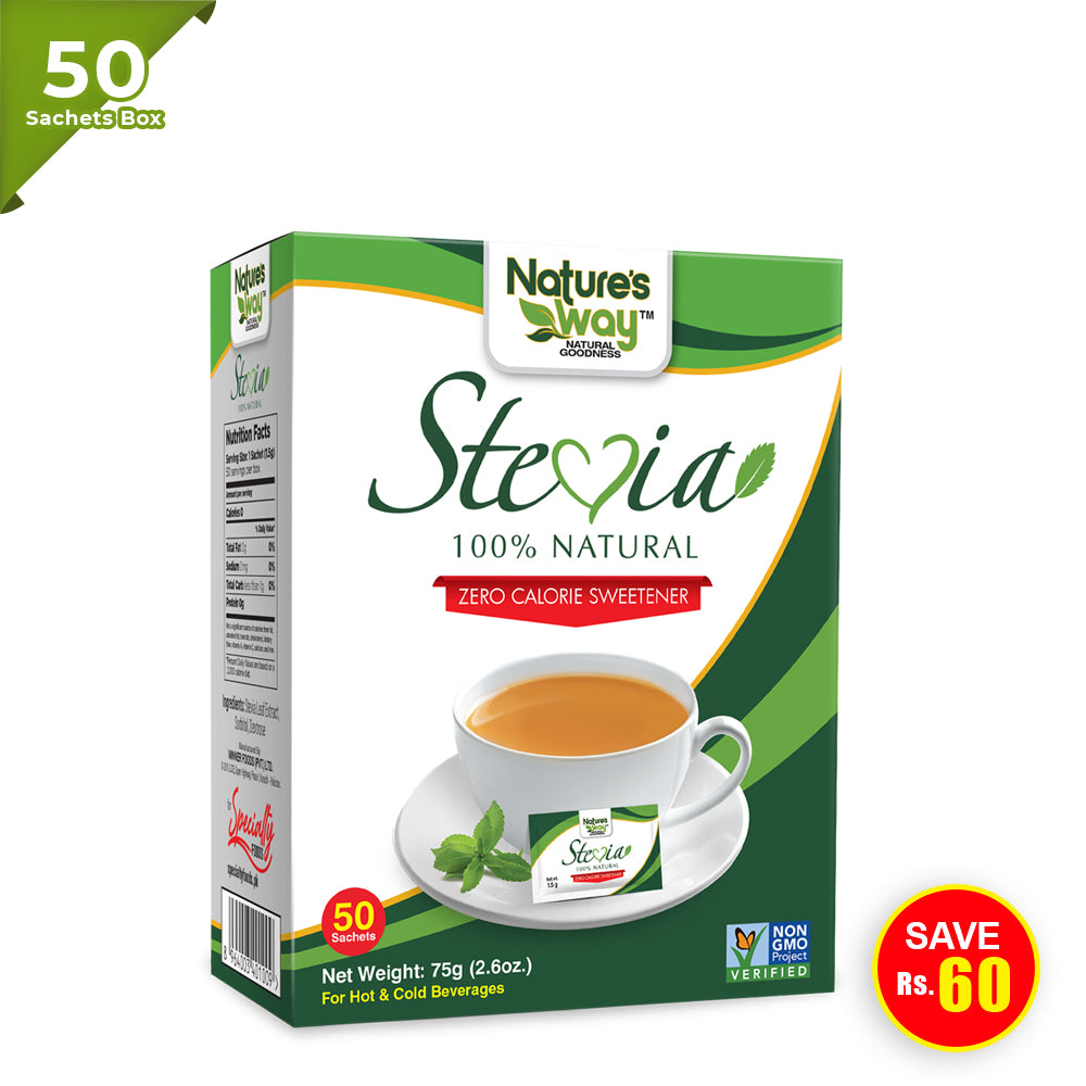Stevia Sachets Box – Nature's Way - Natural Goodness